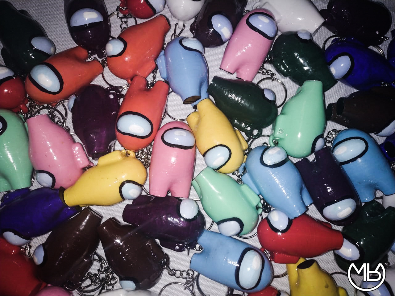 STL file Among Us Key Keychain + Dummy 🔑 ・3D printable model to ...