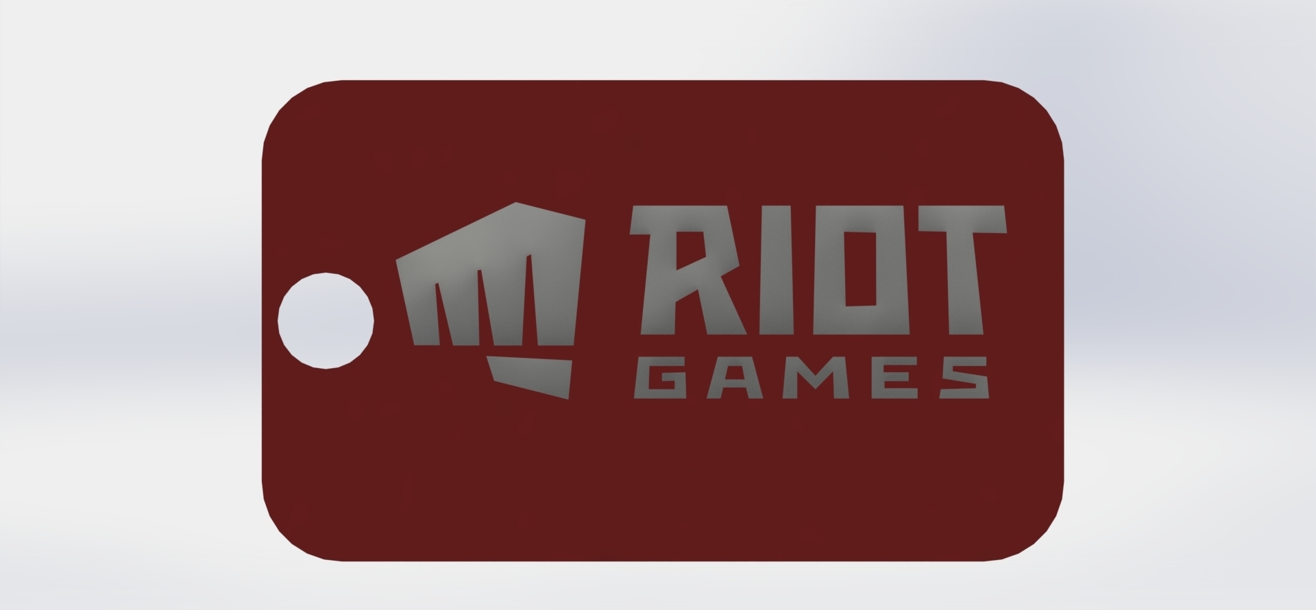 Fichier 3D gratuit Riot New Logo - Porte-clés (LOL) 🆕 ・Plan à ...