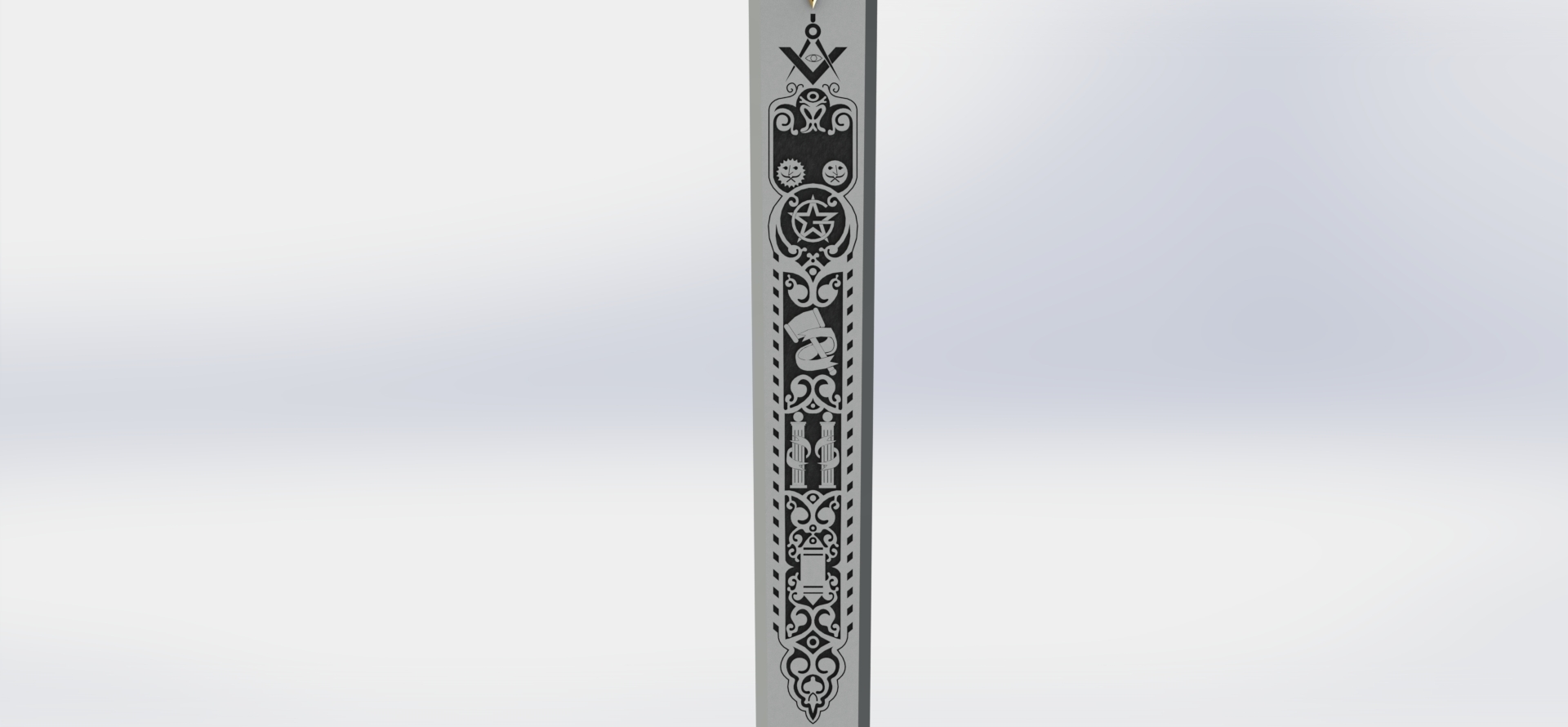 🗡️ Masonic Ceremony Sword-Ready 3D Print・ 3D File for ・Cults