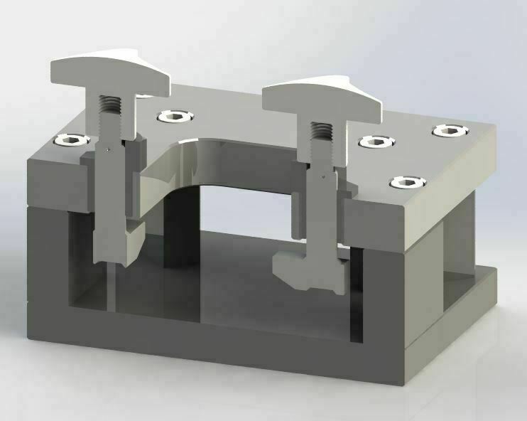 STEP file Fixture - 406 Underneath Clamps 🔧 ・3D print design to ...