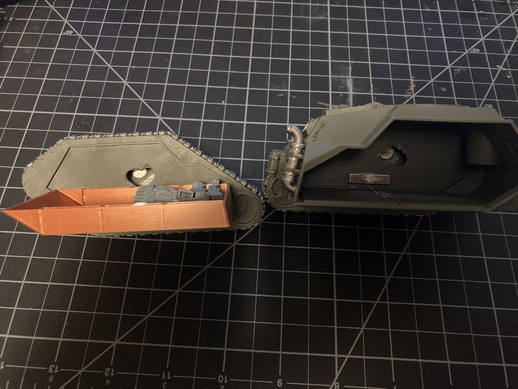 🧲 Sponson Magnet Insert and Tray for Leman Russ Tank・Free 3D File for ...