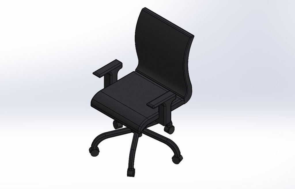 Free 3D file Office Chair (Scale 1:96) 🏢 ・3D printing design to ...