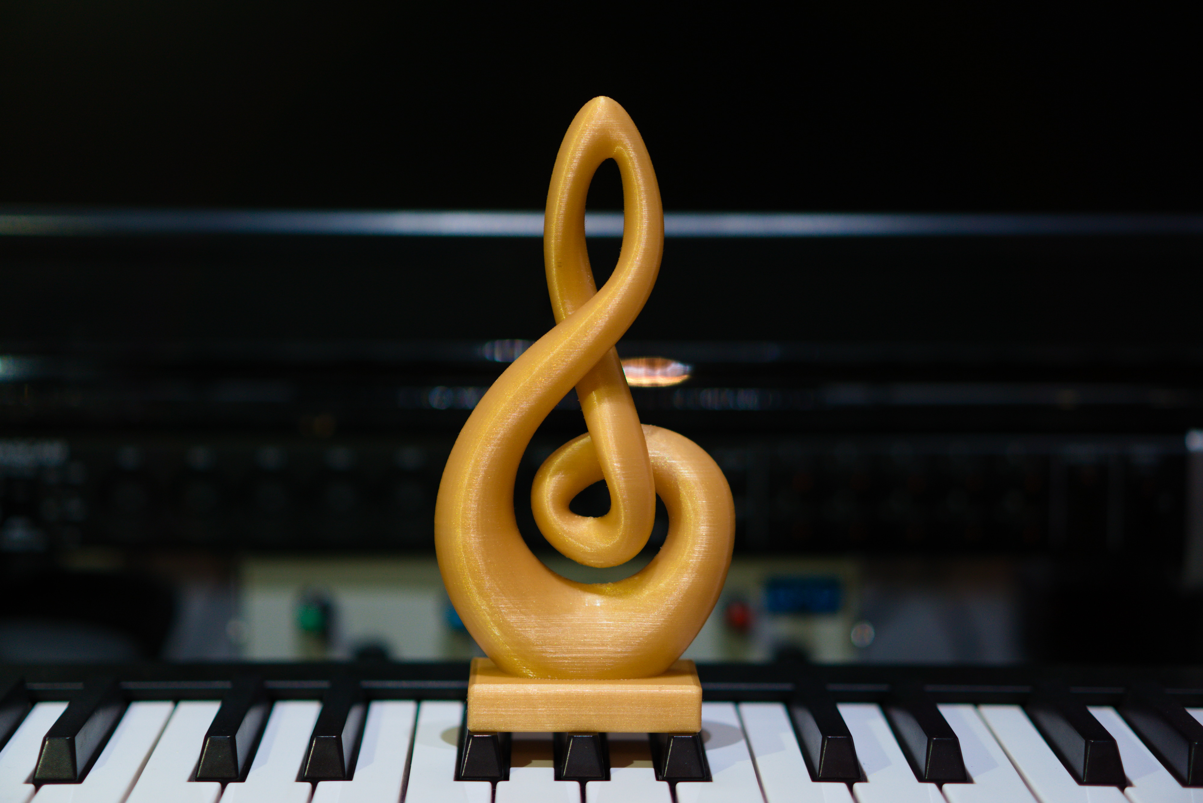 STL file G Clef Sculpture 🗿 ・3D print model to download・Cults