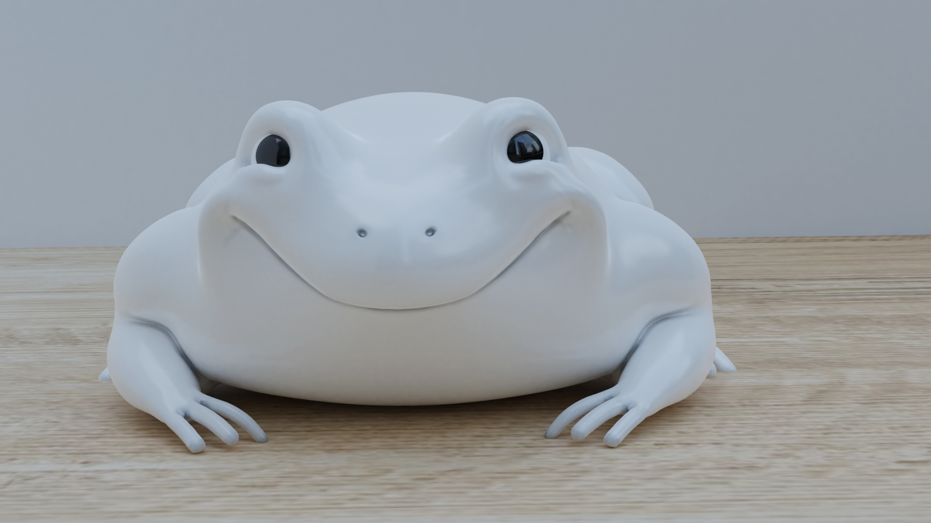 Free STL file Frog, simple and free design figurine to paint (or not) 🐸 ...