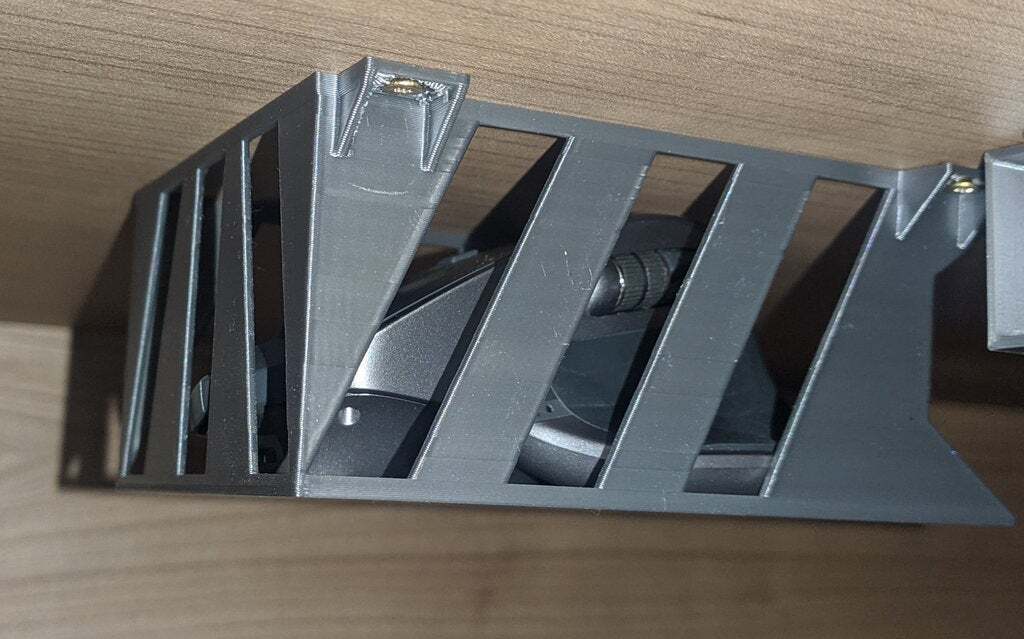 Free STL file Under desk mouse holder 🐁・3D print model to download・Cults