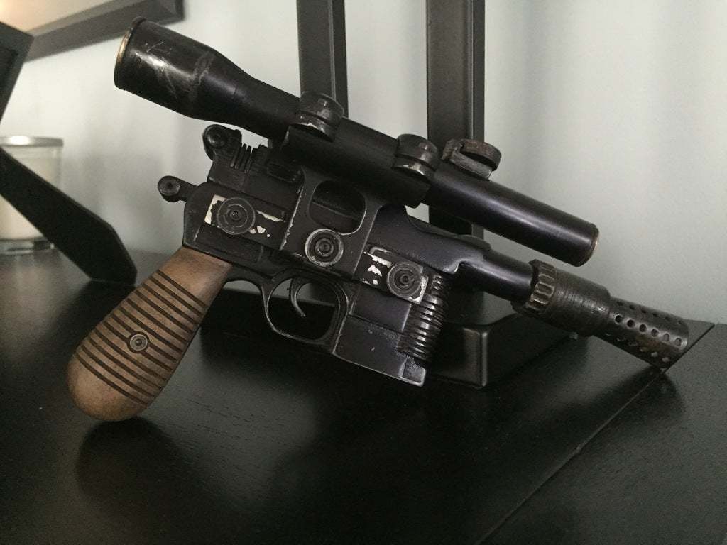 Free STL file Han Solo Blaster (DL-44) 🔫 ・3D printable design to ...
