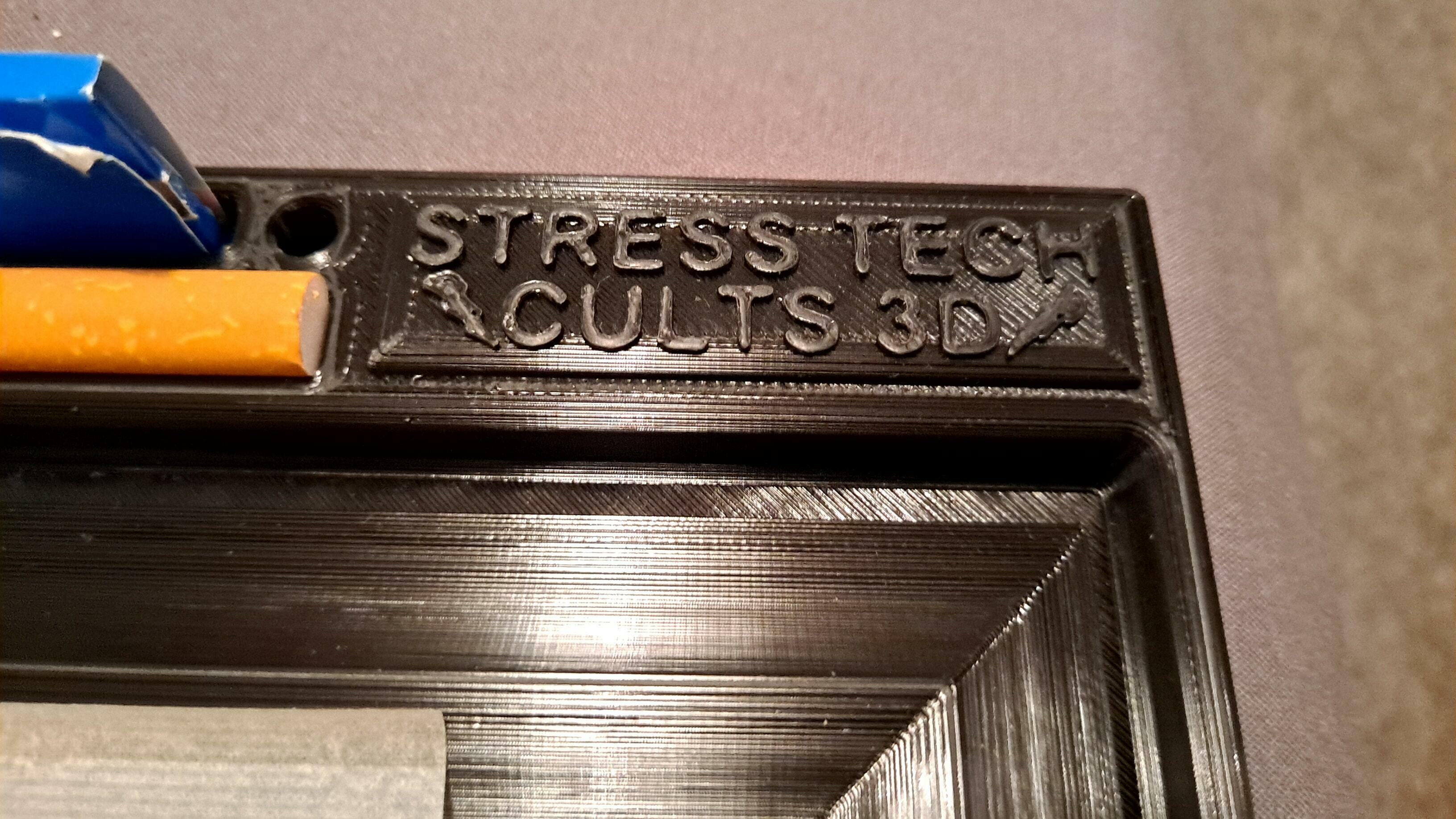 Free STL file FREE CULTS 3D BRANDED ROLLING TRAY SUPPORTLESS BY STRESS ...