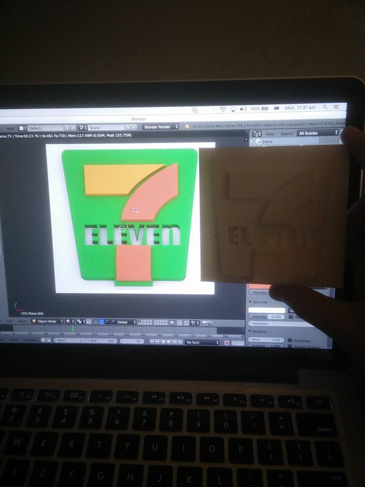 🎨 7-Eleven Logo #7ElevenDay・ STL File for ・Cults