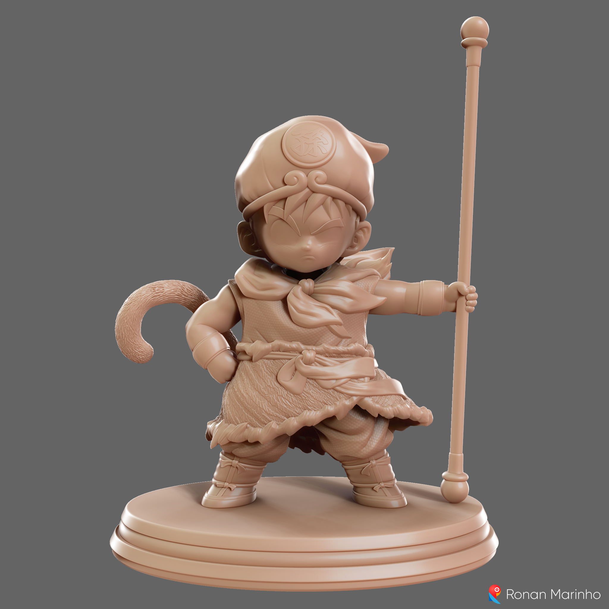 Archivo STL Gohan - Rey Mono 👾 ・Modelo para descargar y imprimir en 3D ...