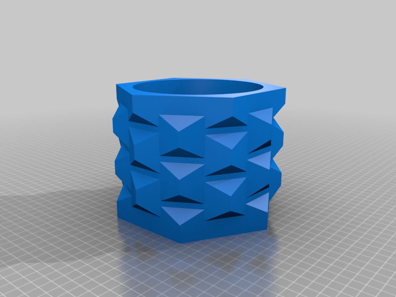 Free STL file Hexagonal Flower Vase 💐 ・3D printable model to download・Cults