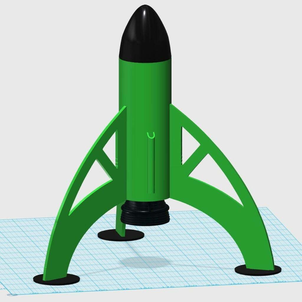🐛 Estes Luna Bug Model Rocket・Free STL File for ・Cults