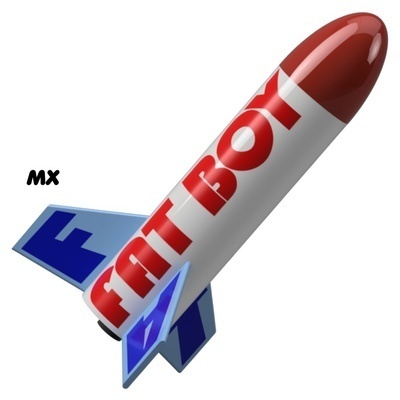 👦 Estes Fat Boy Nose Cone 3.9 Inch (98mm) & 7.5 inch (190.5mm)・Free 3D ...