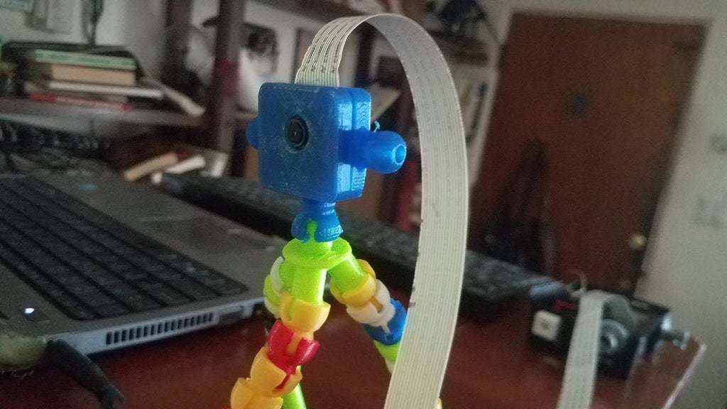 Free STL file Raspberry Pi Camera v2 Case Tiny Tripod Mountable 📷 ・3D ...