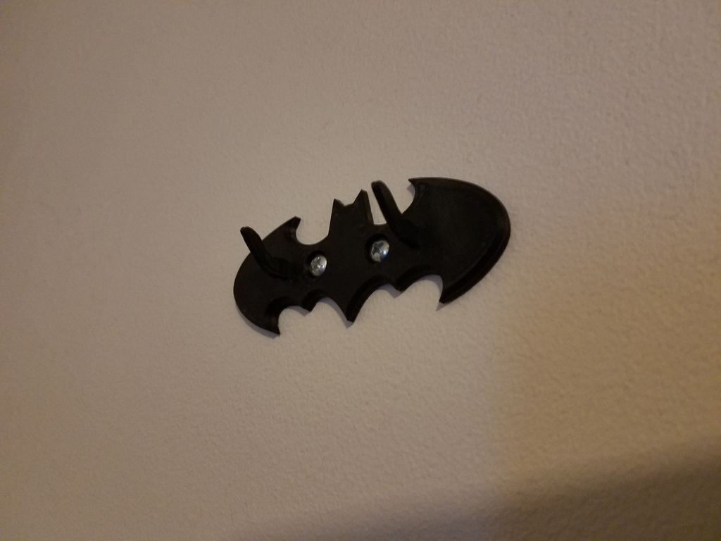 Archivo 3D gratis BatHook - Colgador de pared Batman 🏢 ・Diseño de ...