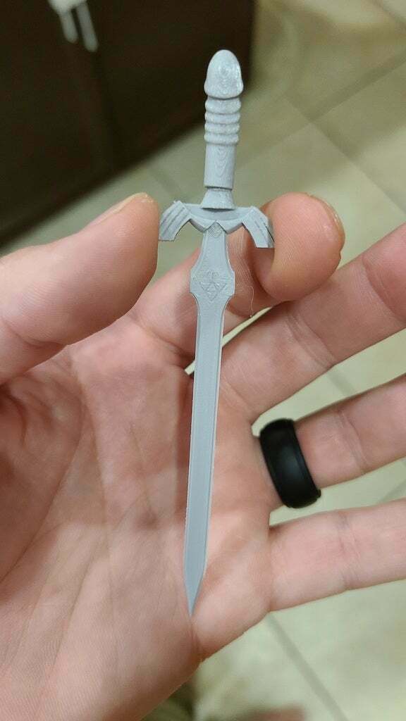 🗡️ Master Sword, Improved Phallus Handle・Free STL File for ・Cults