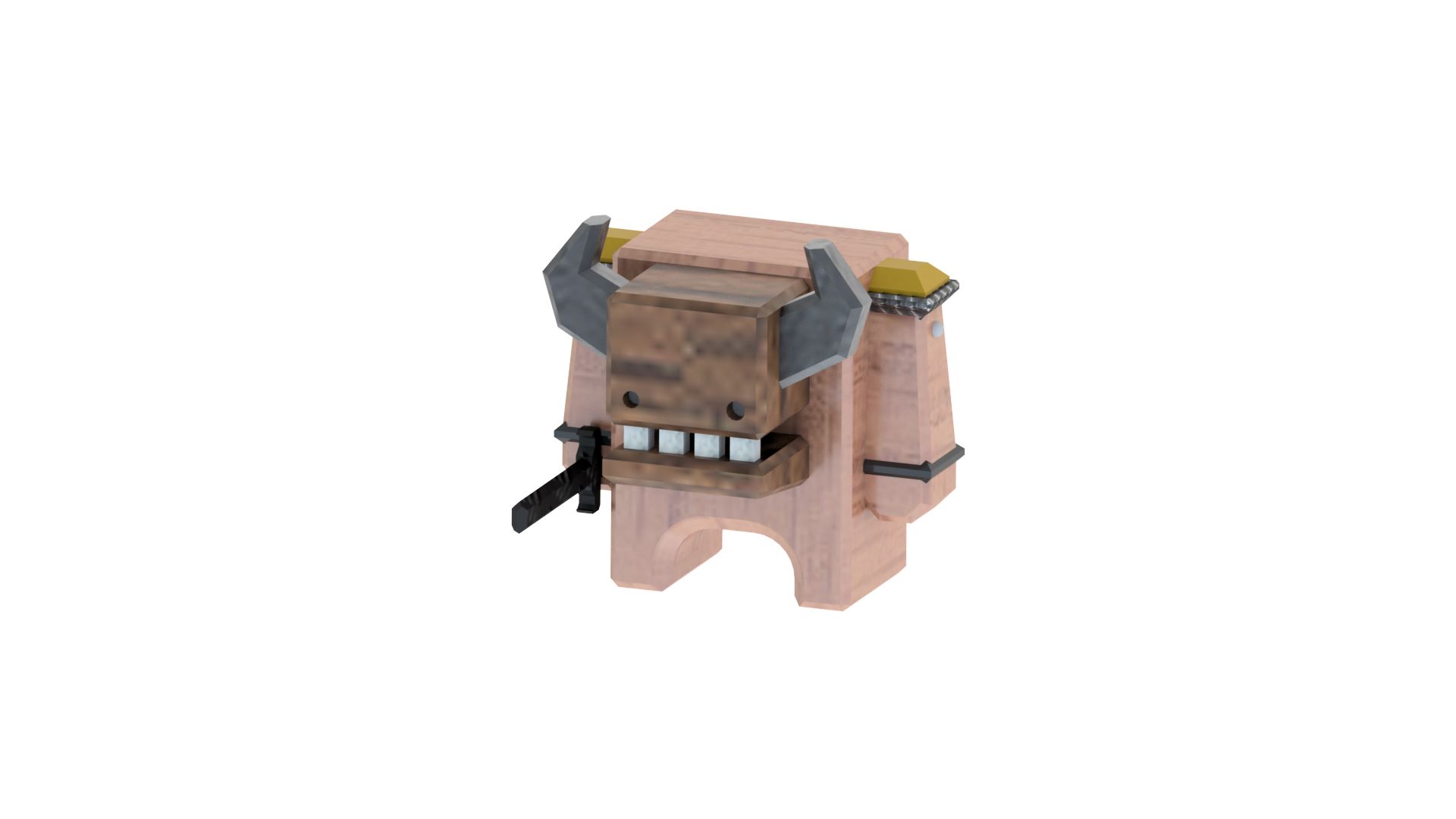 🐂 Bull Soldier・Free STL File for 3D printing・Cults