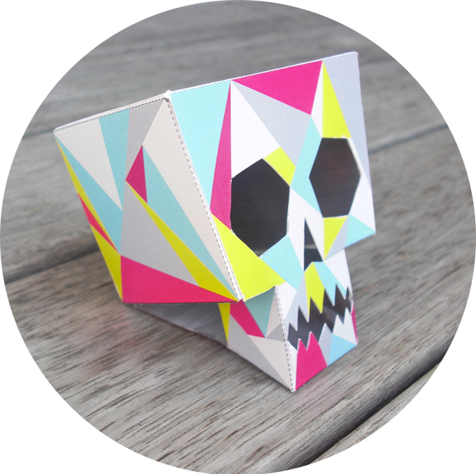 Free STL file HALLOWEEN GEO SKULL 🎃 ・3D printing idea to download・Cults