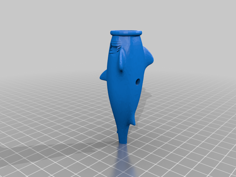 🦈 Shark Popper Topwater Lure・Free 3D File for ・Cults