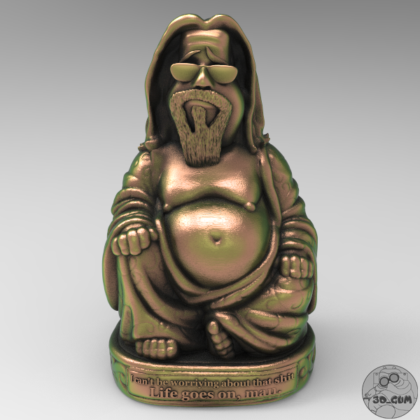 👤 the dude buddha・ STL File for ・Cults