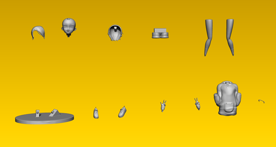 🎨 Ai Ohto anime figure 3D model・Free STL File for ・Cults