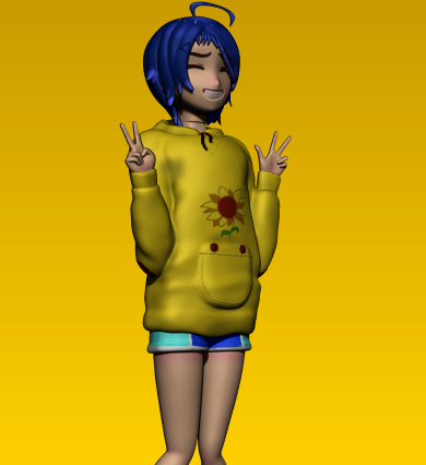 🎨 Ai Ohto anime figure 3D model・Free STL File for ・Cults