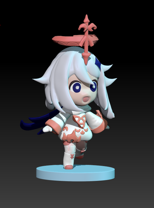 👾 Paimon Genshin Impact Chibi figure v2・ STL File for ・Cults