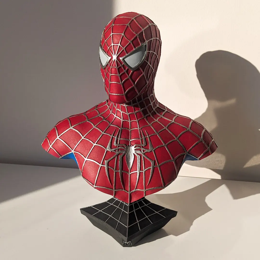 3D printed Spider-Man Bust (Sam Raimi Version) • made with Anycubic mono x・Cults