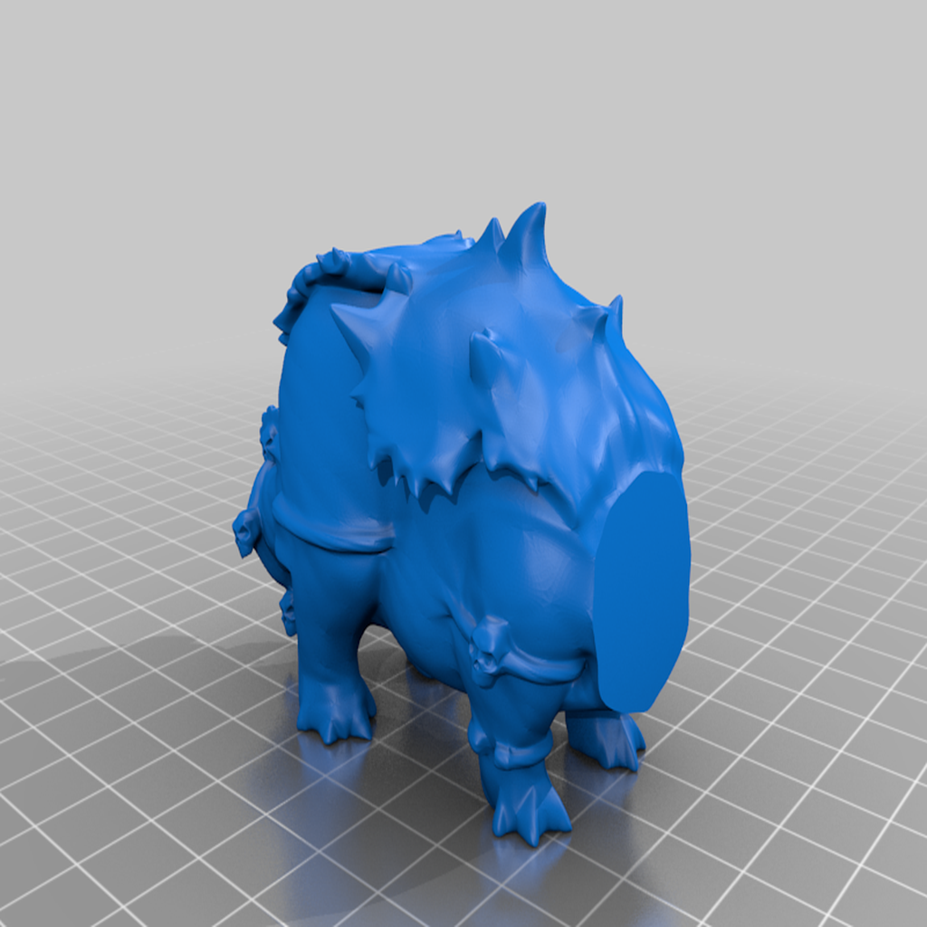 🦖 Rough Seraphon Stegadon Proxy - Dinosaur Only・Free STL File for ・Cults