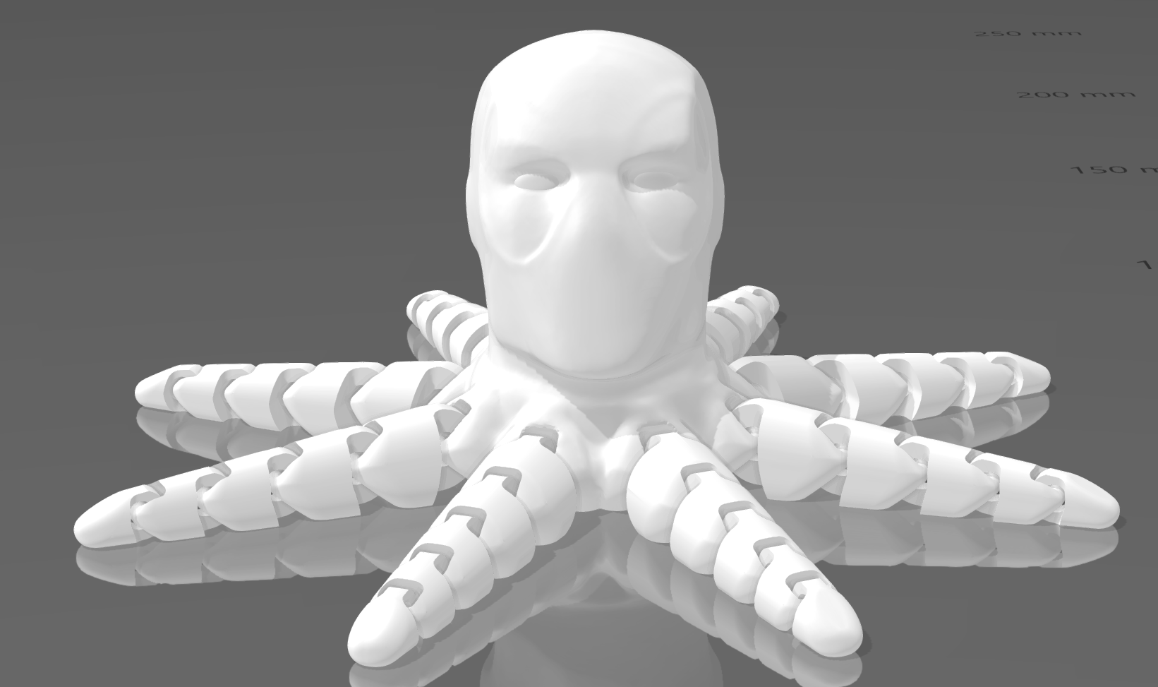 STL file Deadpool Articulated Octopus 🐙・3D printable design to download ...