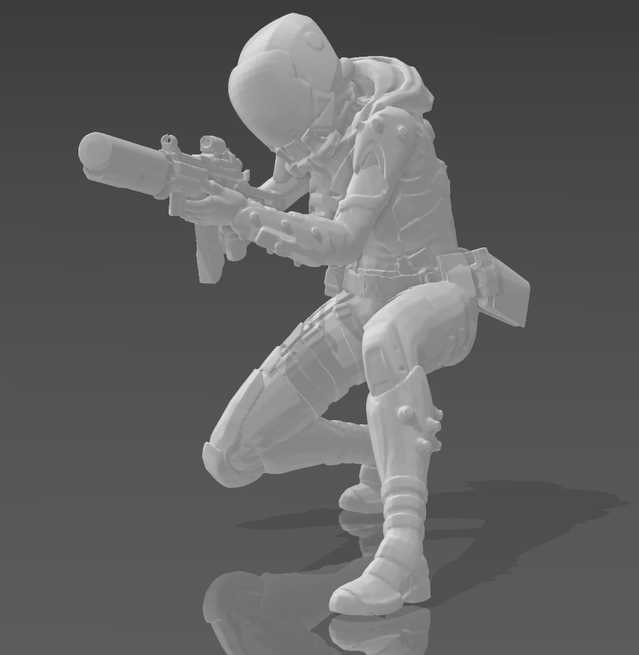 STL file APEX LEGENDS Wraith Cyber Ninja 🥷 ・3D printing template to ...