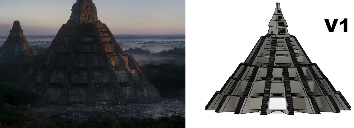 ⭐ Star Wars Yavin 4 - Great Temple・ STL File for ・Cults