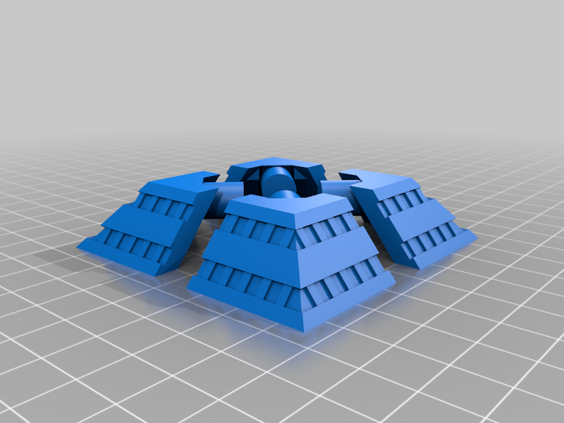 🚢 Stargate pyramid ship・Free STL File for ・Cults
