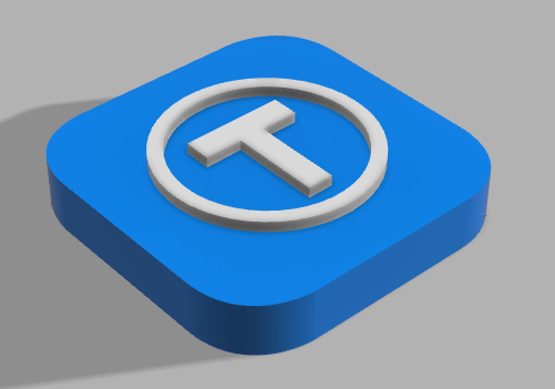 Fichier STL gratuit logo thingiverse 🚩 ・Design imprimable en 3D à ...