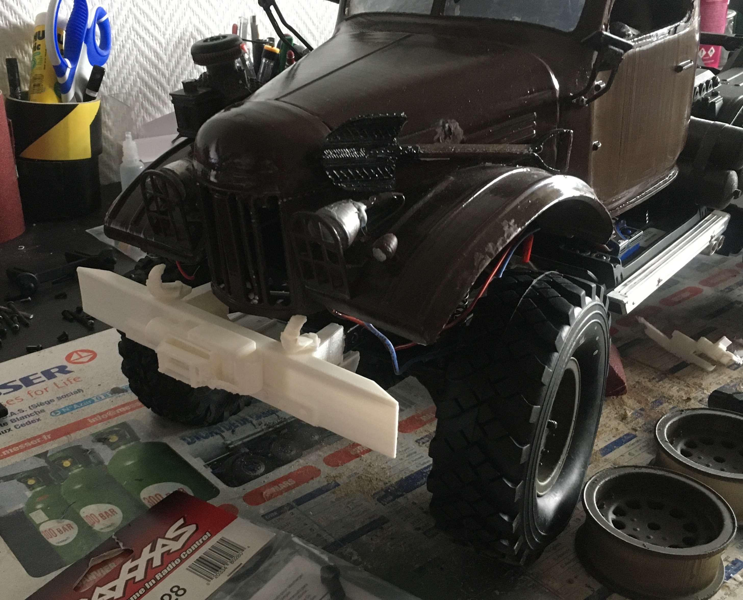 👽 Traxxas Trx6 Bumper・ STL File for ・Cults