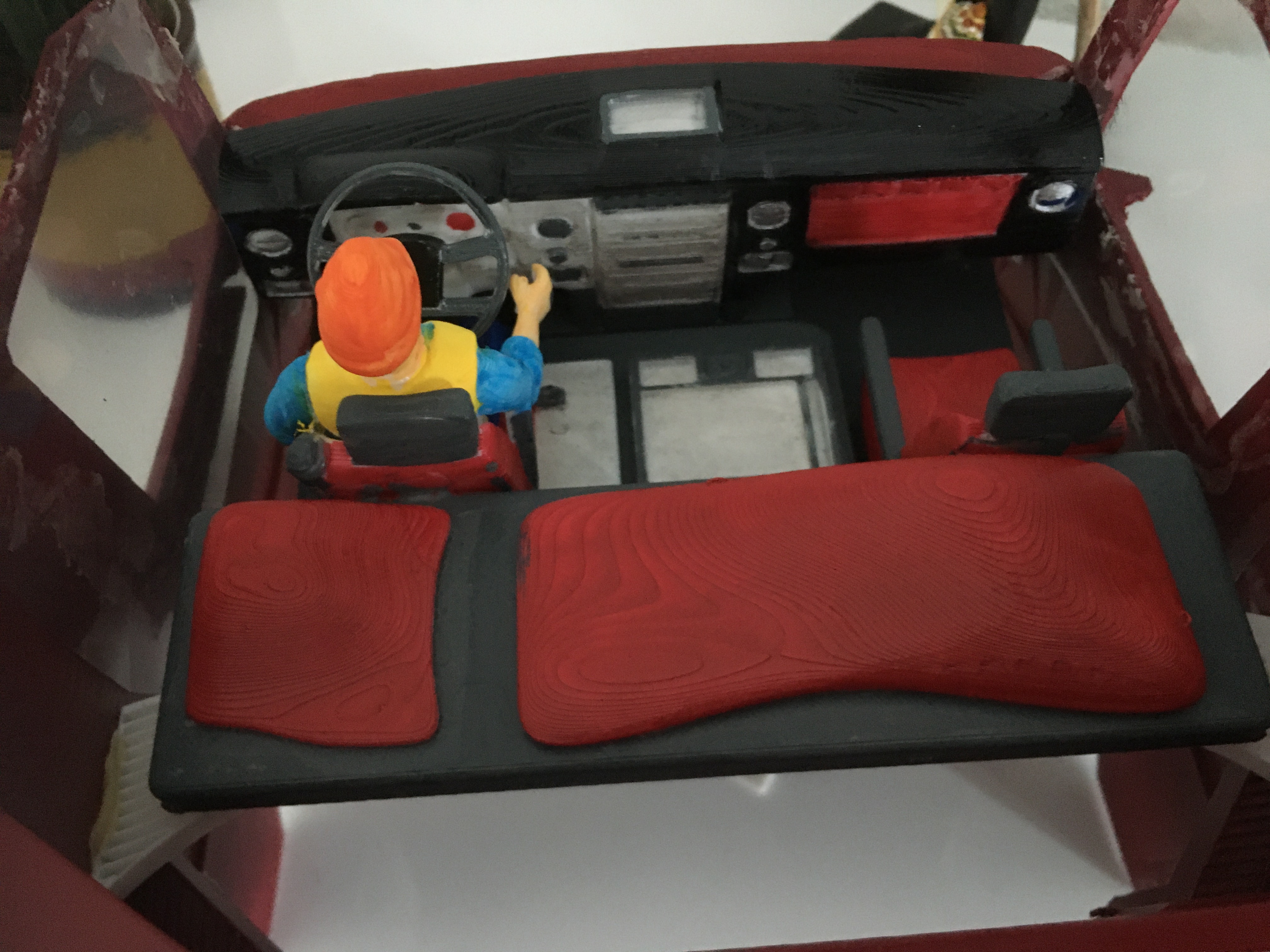 🚚 Truck interior 1/14・ 3D File for ・Cults