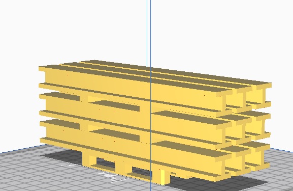 3D-Datei Palette Balken LKW 1/14 tamiya 🎨 ・Design für 3D-Drucker zum ...