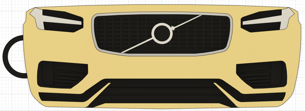 🗝️ Volvo XC90 Recharge Polestar Keychain・Free 3D File for ・Cults