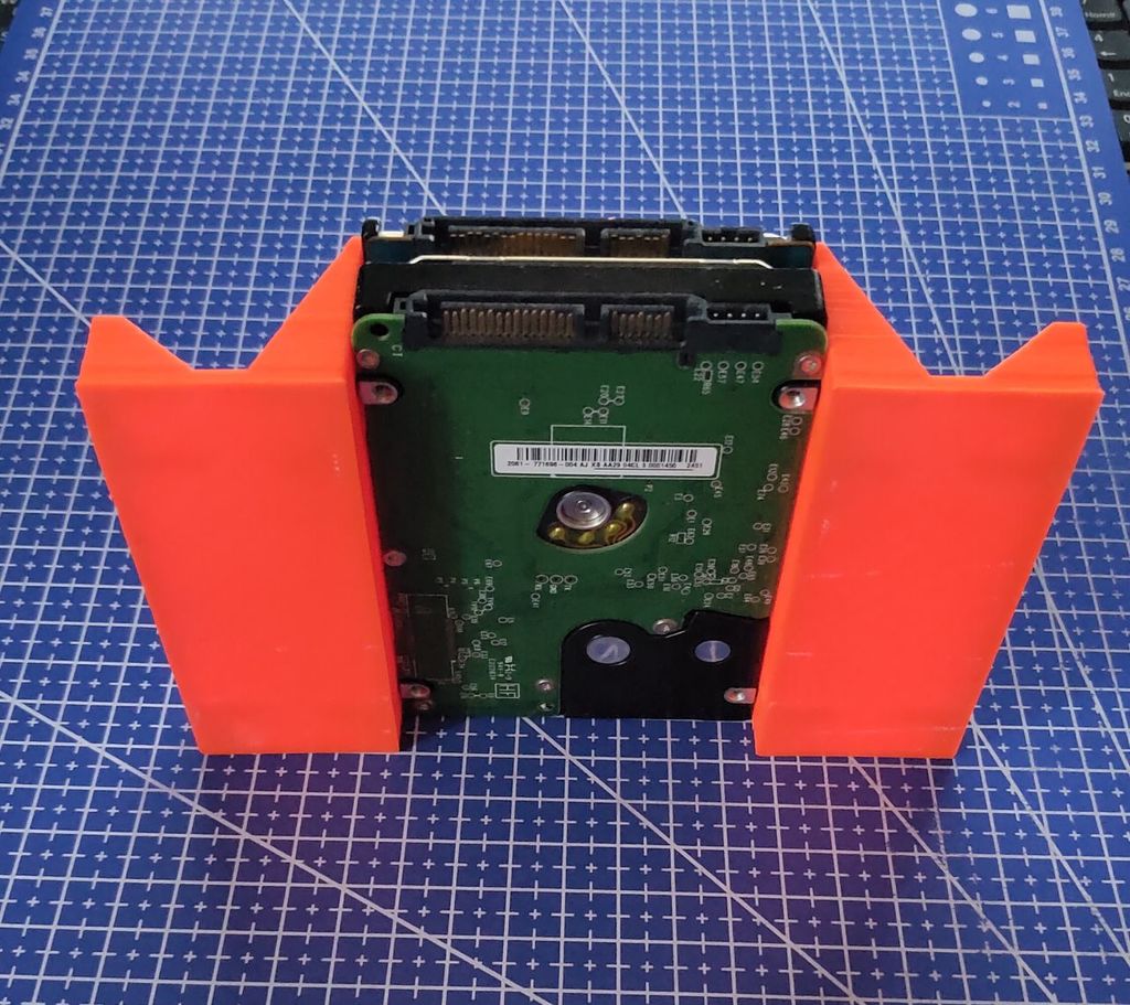 💻 5.25" to 2x 2.5" SSD/HDD slot adapter・Archivo 3D Gratis para ・Cults