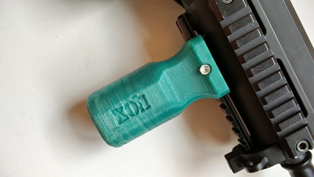 Free STL file Customizable Vertical Grip 🔫 ・3D printing design to ...