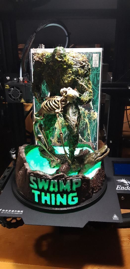 👾 Swamp thing・Free STL File for ・Cults