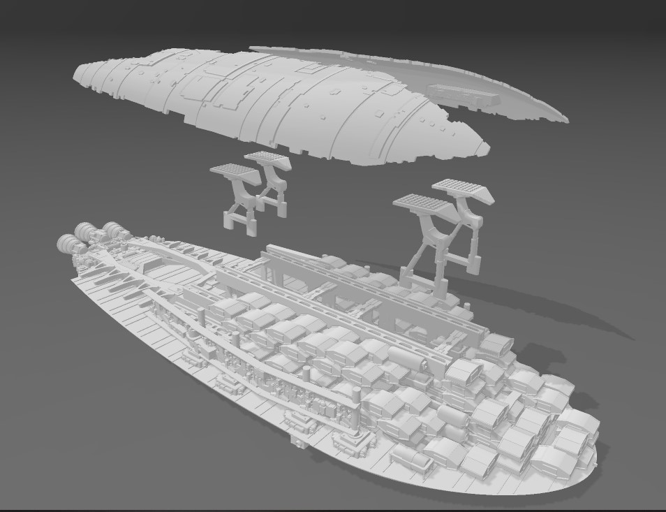 3D file GR-75 Rebel Transport ・3D printing model to download・Cults
