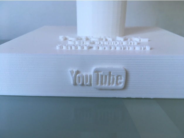 STL file YouTube Play Button Trophy (Custom) - Trophy Reward ️ ・3D ...
