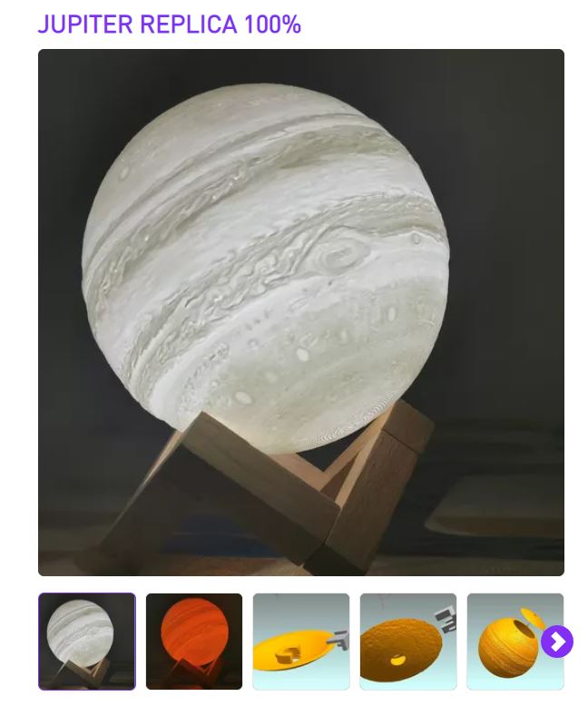 ☀️ Solar System lithophane ALL THE PLANETS. Sistema solar litofanias ...