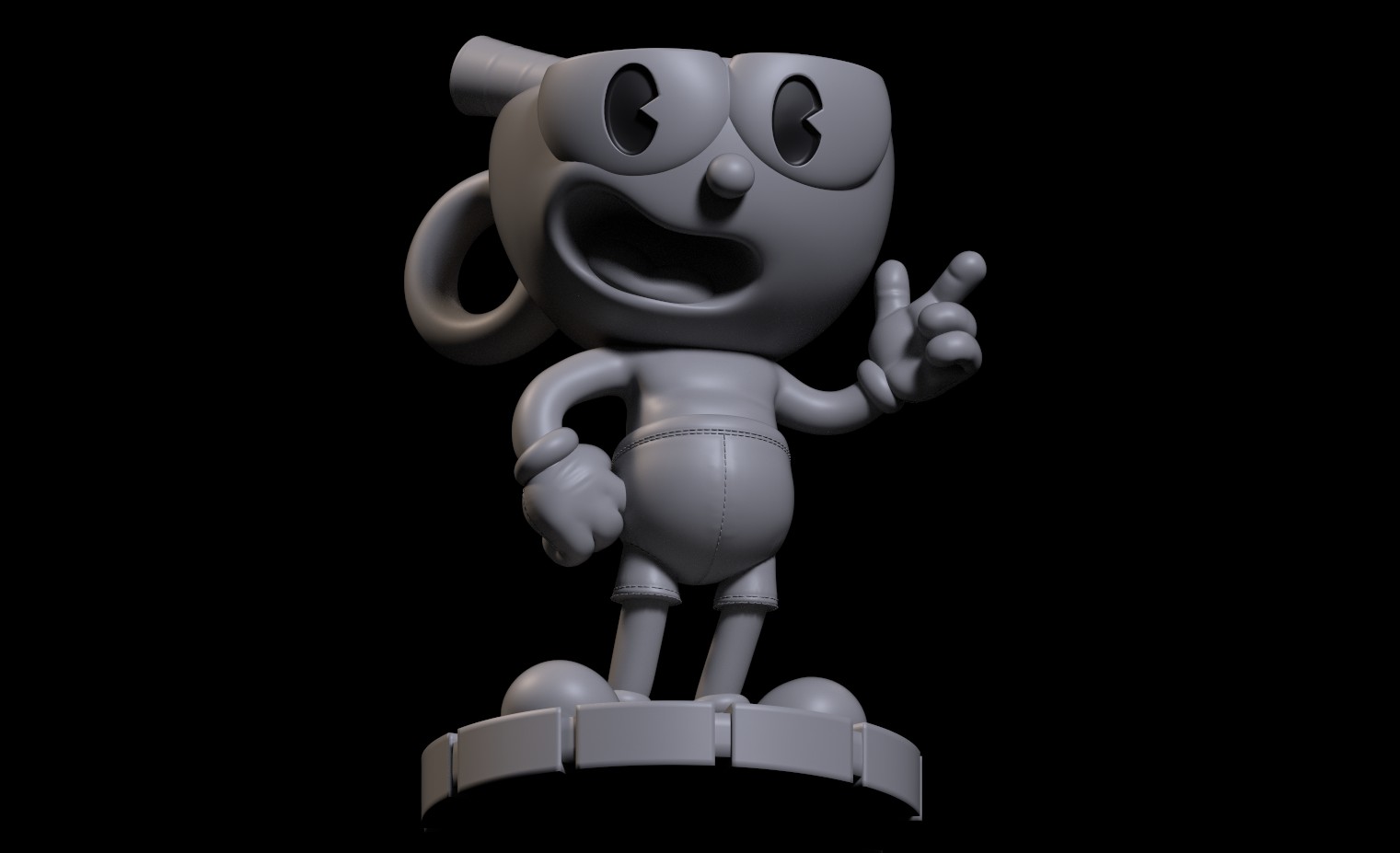 Файл STL Коллекционный фанарт Cuphead и Mugman 👾 ・Модель для загрузки и ...
