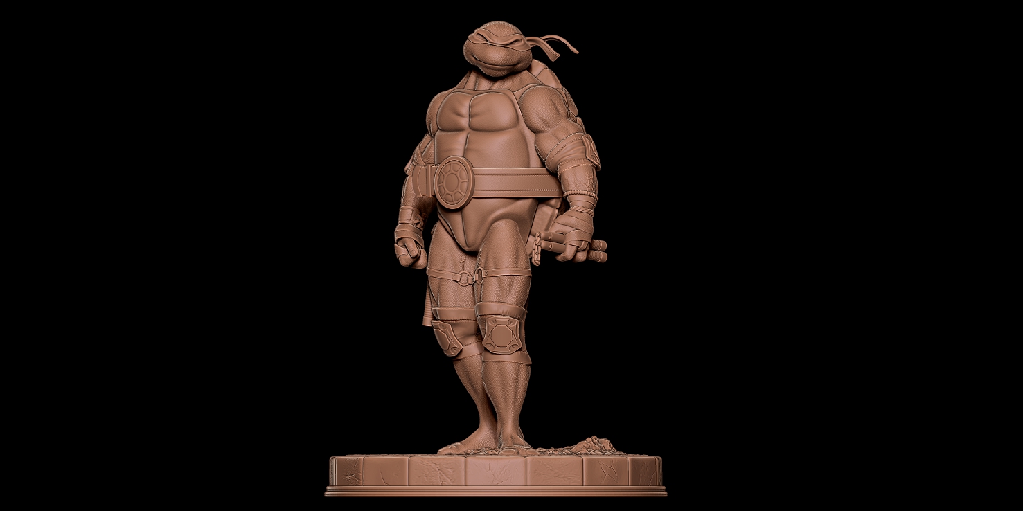 🥷 TMNT Fanart - The Four Tutles Pack・ STL File for ・Cults