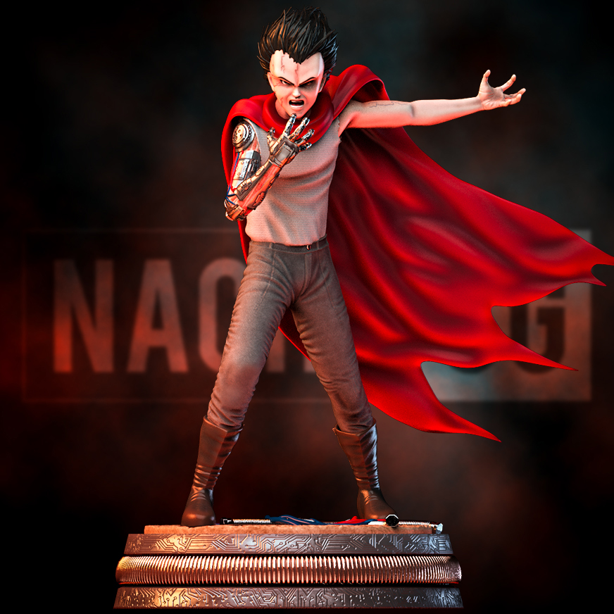 🎨 Fan Art Tetsuo from Akira - Statue・ STL File for ・Cults