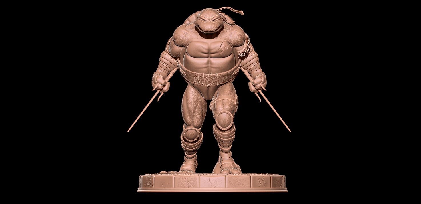 🥷 TMNT Fanart - The Four Tutles Pack・ STL File for ・Cults