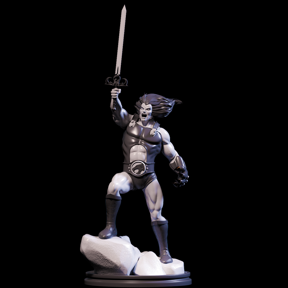 🦁 THUNDERCATS Lion-O Fanart・ STL File for ・Cults