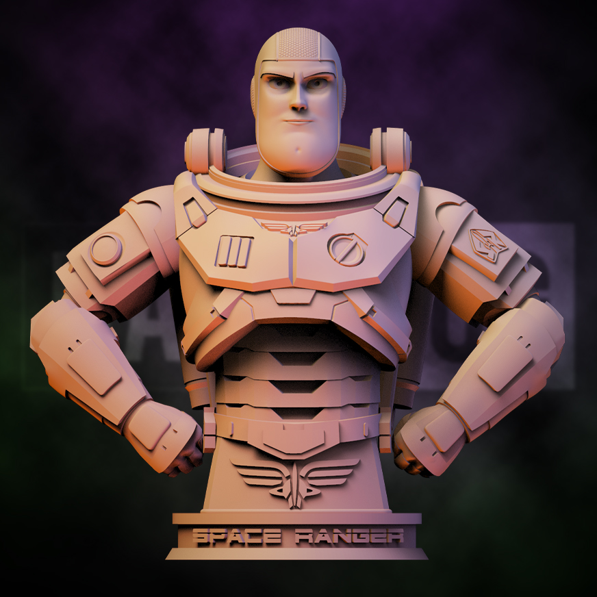 STL file Fan Art Buzz Lightyear - Bust 🎨 ・Model to download and 3D ...