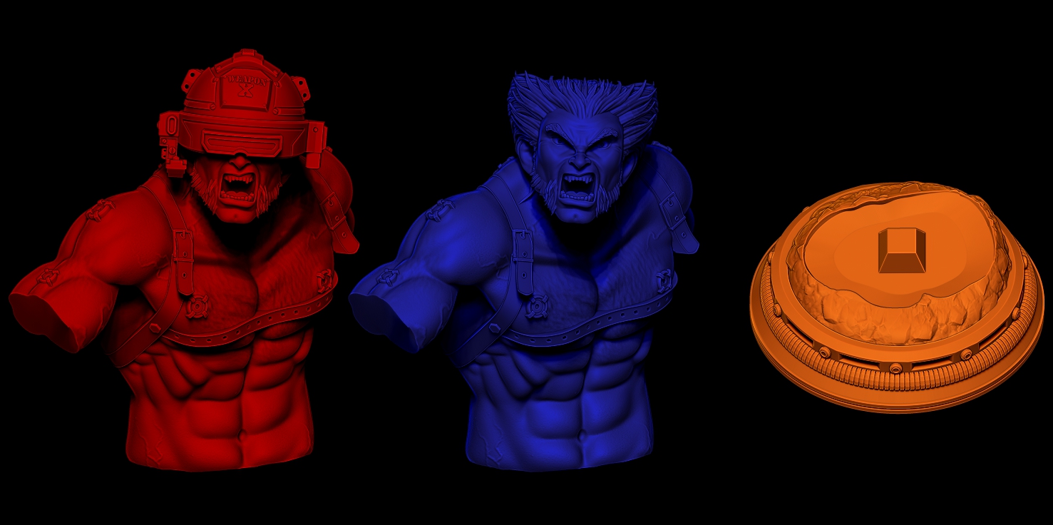 STL file Fan Art Wolverine Weapon X - Bust 🎨 ・3D printing template to ...